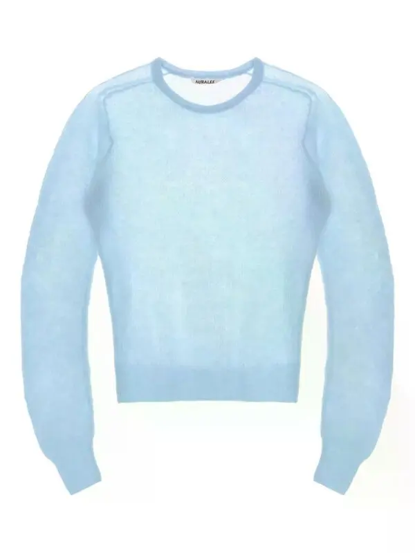 Auralee Alpaca Wool Blend Knit Top