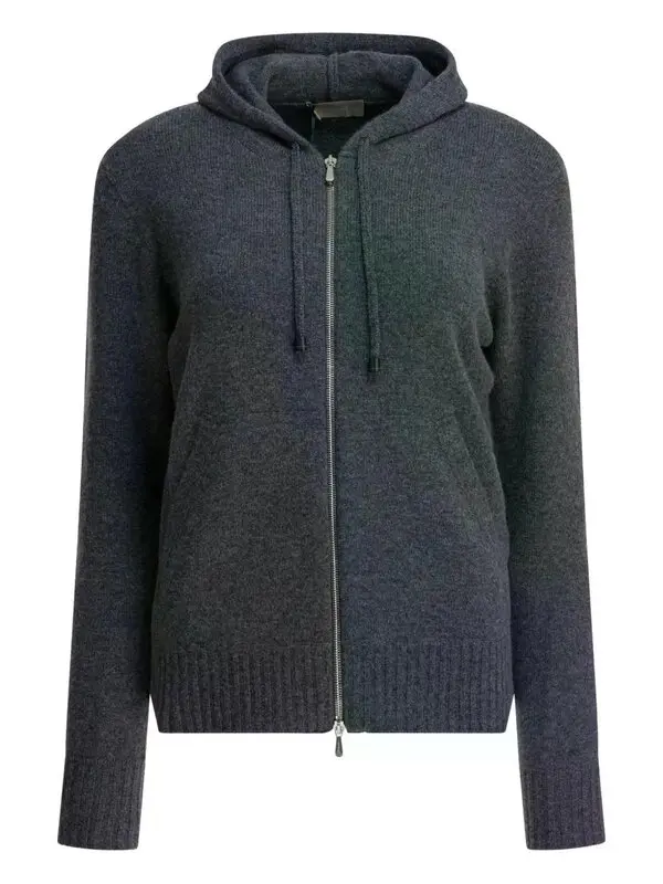 DRUMOHR Zip Hooded Cardigan