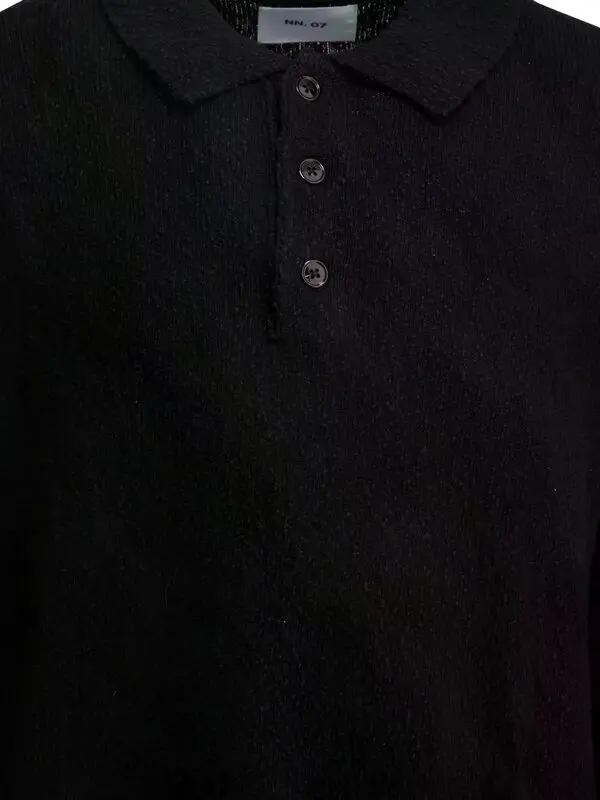 Nn07 Buttoned Collar Polo Shirt