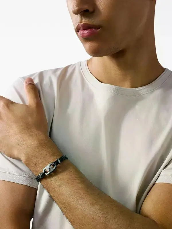 Emporio Armani Braided-detail Bracelet