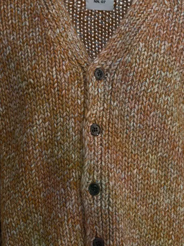 Nn07 Buttoned Wool Cardigan