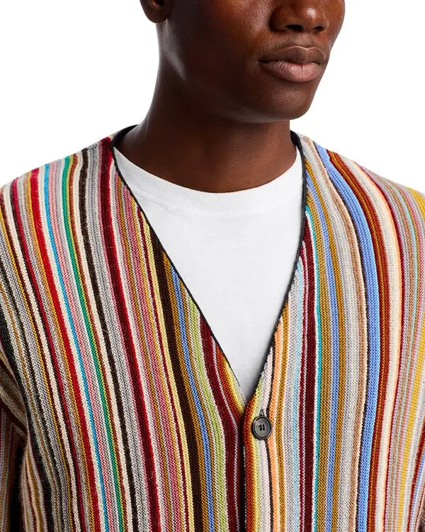 Paul Smith Striped Knit Cardigan
