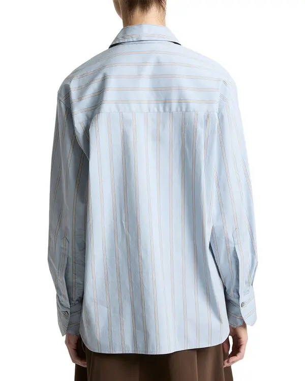 Vince Button Front Shirt - Del Mar Multi
