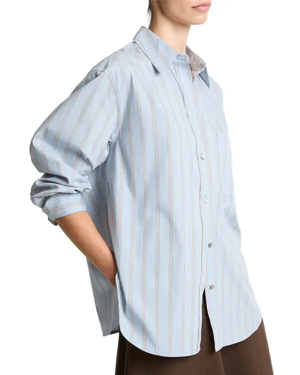 Vince Button Front Shirt - Del Mar Multi