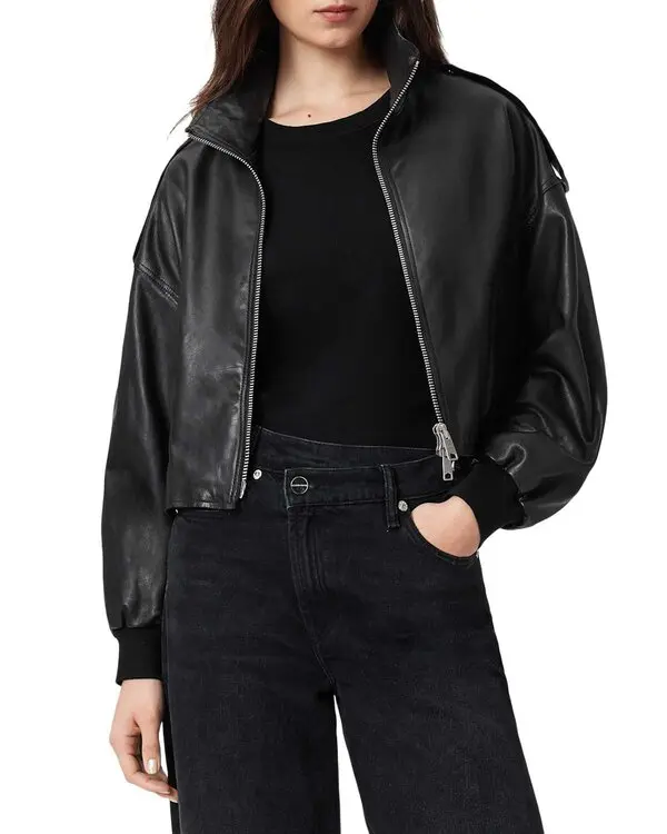 ALLSAINTS Lowden Leather Jacket