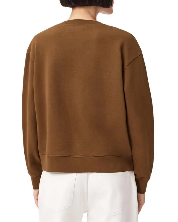 ALLSAINTS Luck Pippa Sweatshirt - Cognac Brown