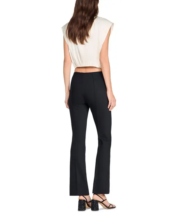 Sandro Pleated Trousers With Zip