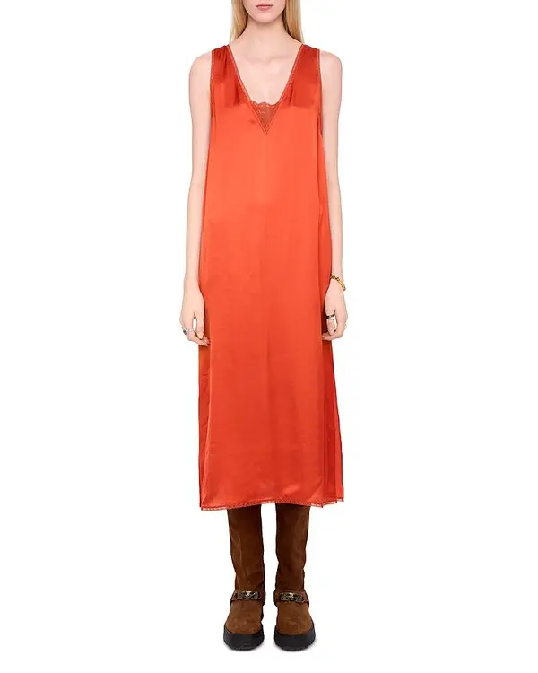 Zadig&Voltaire Renzo Satin Dress - Spice