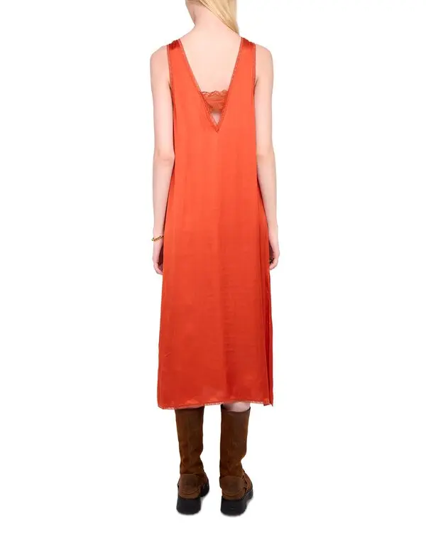 Zadig&Voltaire Renzo Satin Dress - Spice