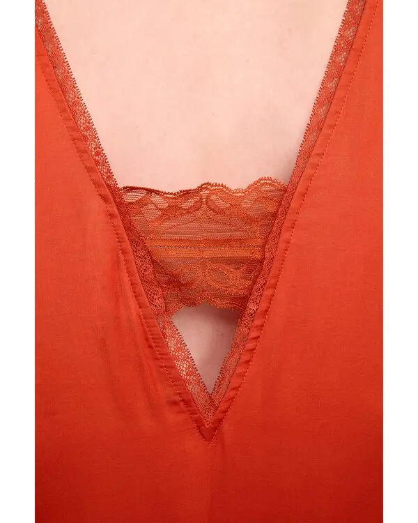 Zadig&Voltaire Renzo Satin Dress - Spice