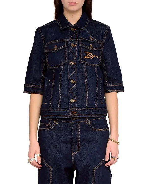 Zadig&Voltaire Kyo Denim Jacket - Brut