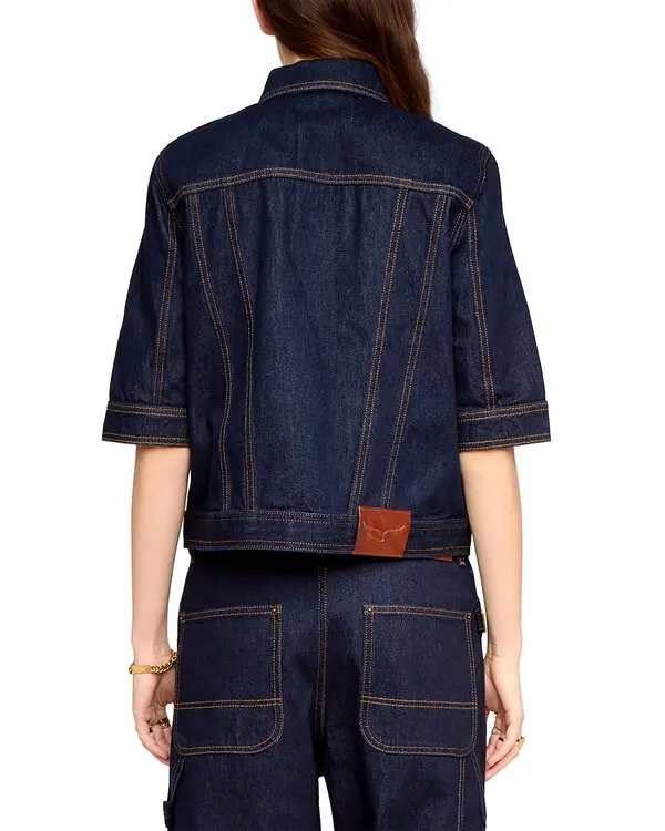 Zadig&Voltaire Kyo Denim Jacket - Brut