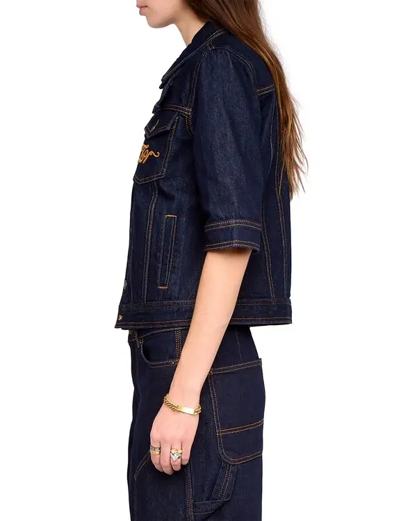 Zadig&Voltaire Kyo Denim Jacket - Brut