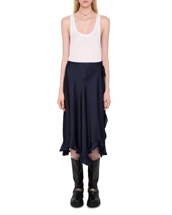 Zadig&Voltaire Jeto Satin Skirt