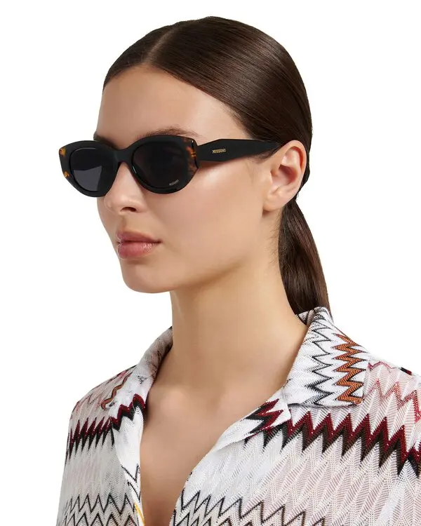Missoni 52mm Oval Sunglasses