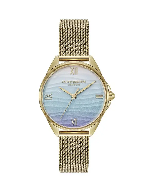 OLIVIA BURTON Azure 30mm Watch - Blue/gold