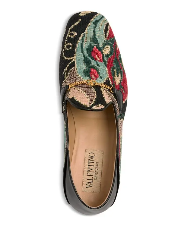 Valentino Garavani Vlogo Jiggie Jacquard Loafer