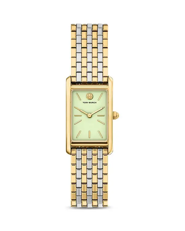 Tory Burch Slim Eleanor Watch - Two Tone/green