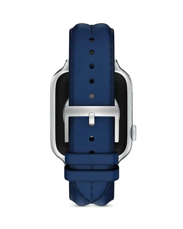 Apple Watch - kira kira Tory Burch Kira Leather Band For Apple Watch - Blue | Editorialist