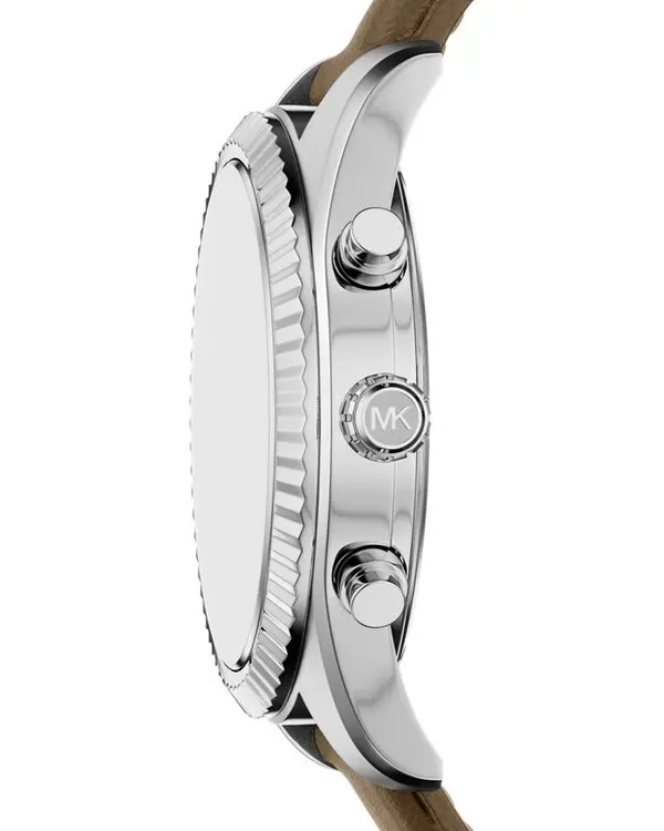 Michael Kors Lexington Chronograph, 45mm - Brown/blue