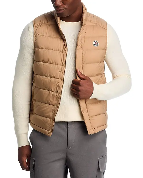 Moncler Barthe Down Vest - Medium Beige