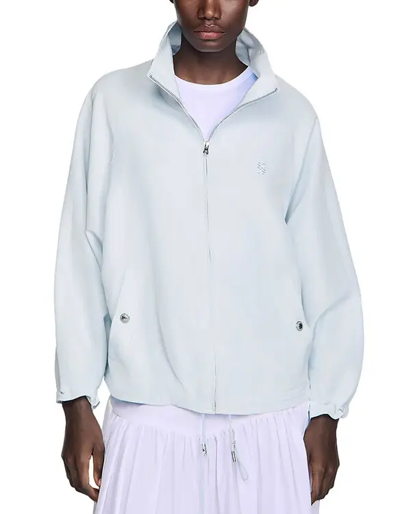 Sandro Oversized Stand Collar Jacket