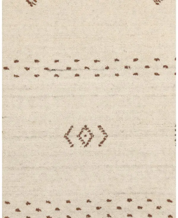TIMELESS RUG DESIGNS Gabbeh Simi Area Rug 9'0x12'0 - Ivory