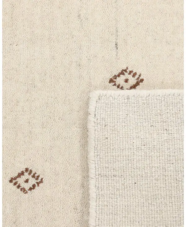 TIMELESS RUG DESIGNS Gabbeh Simi Area Rug 9'0x12'0 - Ivory