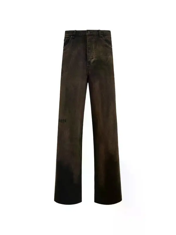 PLEASURES Oil Baggy-fit Jeans