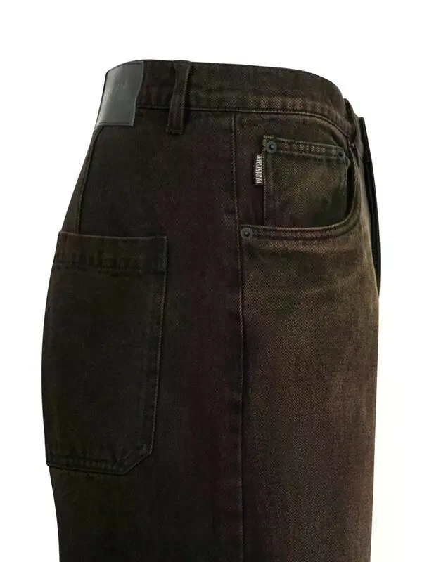 PLEASURES Oil Baggy-fit Jeans