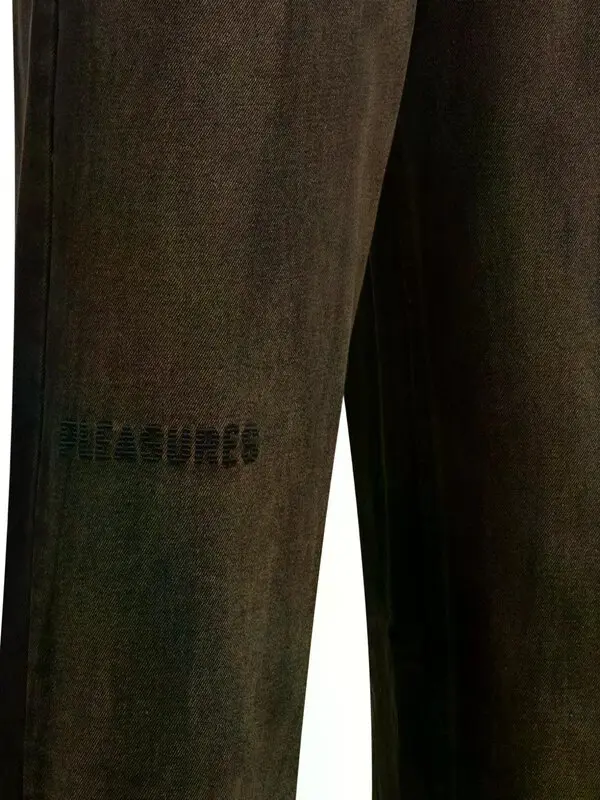 PLEASURES Oil Baggy-fit Jeans