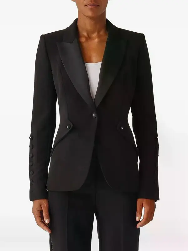 Elisabetta Franchi Button Detailed Jacket