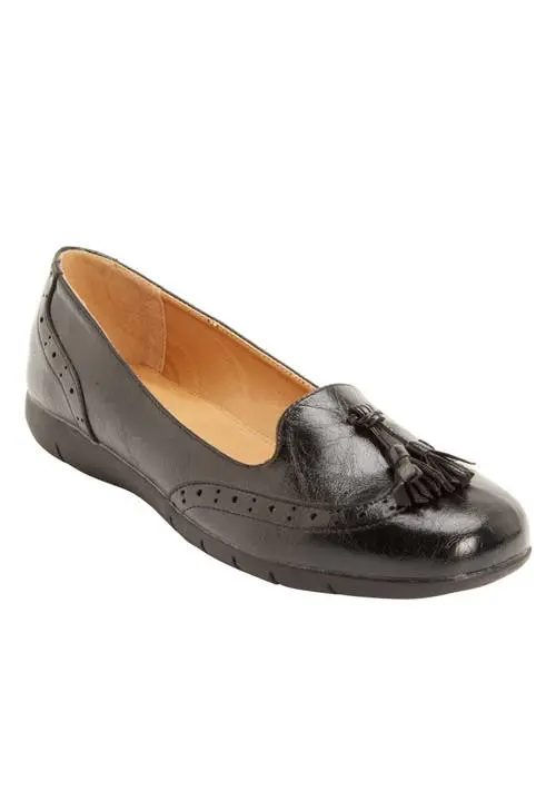 COMFORTVIEW The Aster Slip On Flat - Black