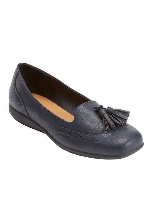 COMFORTVIEW The Aster Slip On Flat - Navy