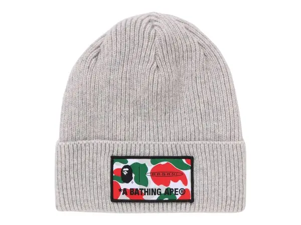 A BATHING APE X Pagani Logo Beanie - Grey