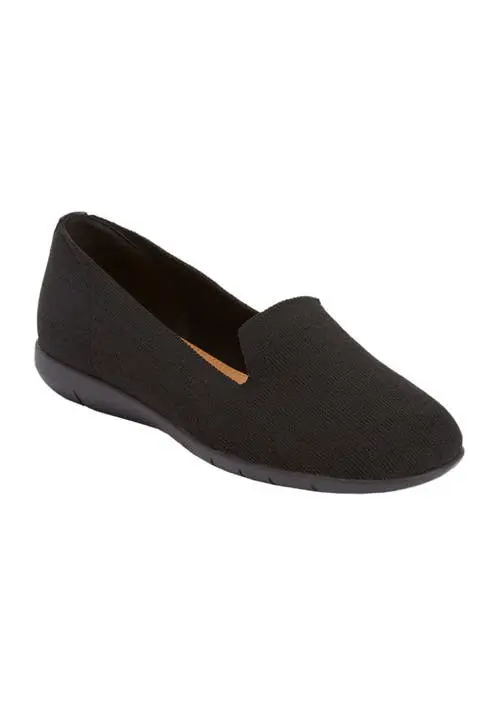 COMFORTVIEW The Madie Slip On Flat - Black