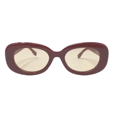 YOUZEY Oval Sunglasses With Polarized Lenses - Plum