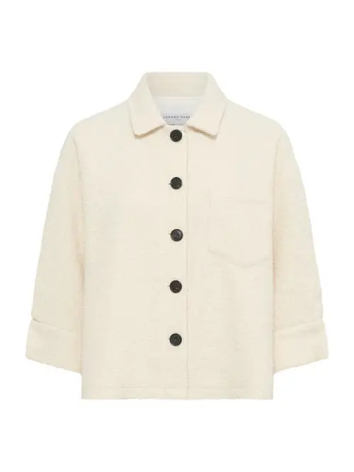 Gerard Darel Ninon Cropped Tweed Jacket