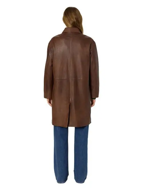 Gerard Darel Madyson Long Leather Jacket