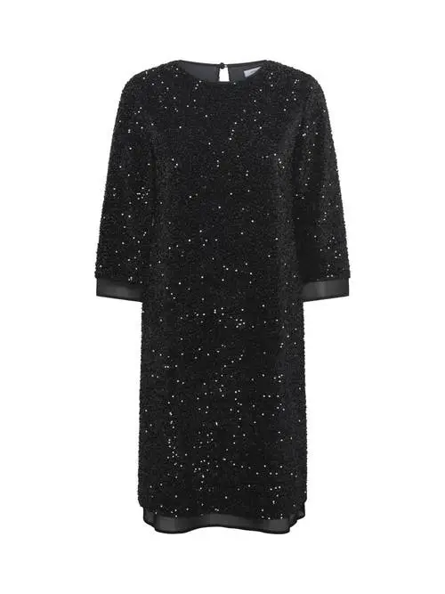 Gerard Darel Liora Sequin Knee Length Dress