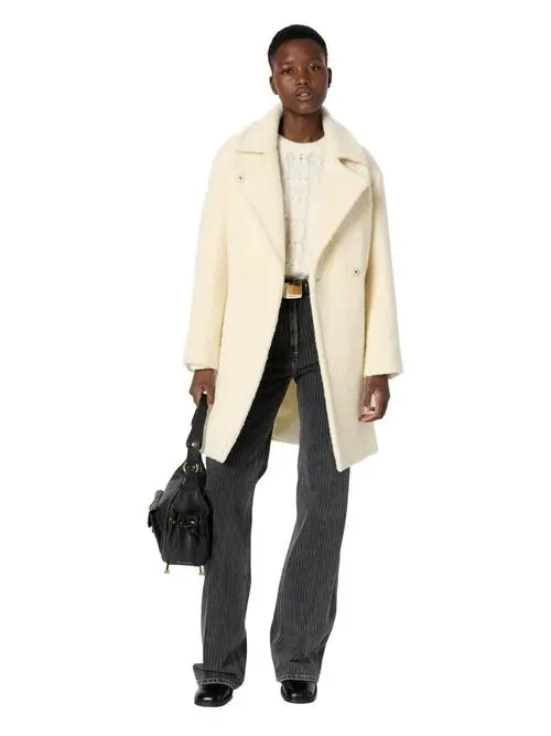 Gerard Darel Maiwenn Bouclé Mid-length Coat
