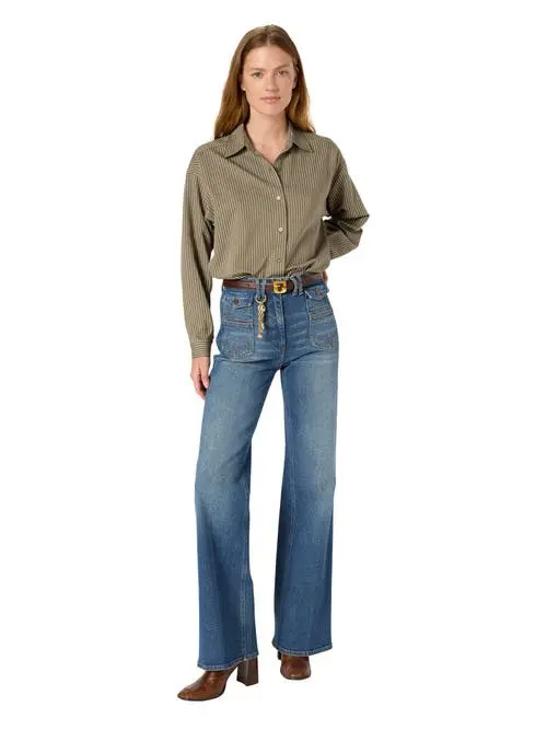 Gerard Darel Anna Flared High-rise Jeans