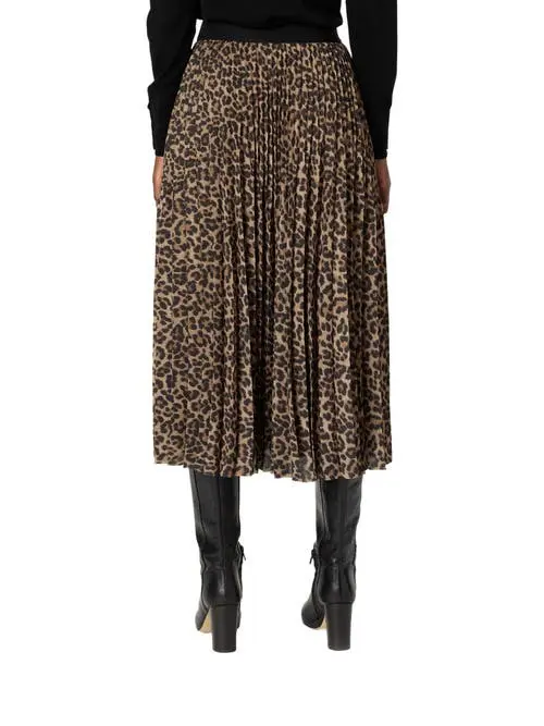 Gerard Darel Babette Pleated Midi Skirt