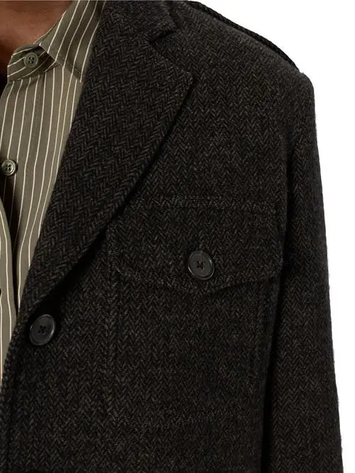 Gerard Darel Nadira Herringbone Jacket