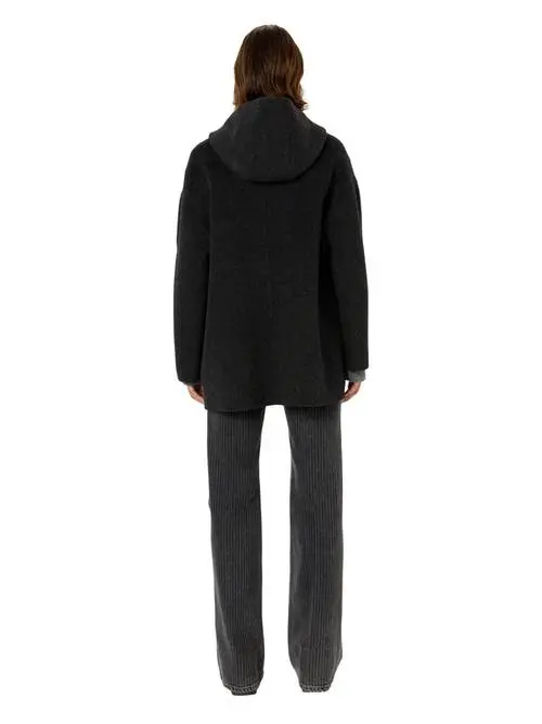 Gerard Darel Malina Hooded Wool Coat