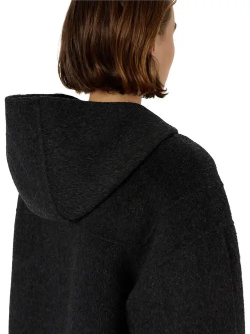 Gerard Darel Malina Hooded Wool Coat