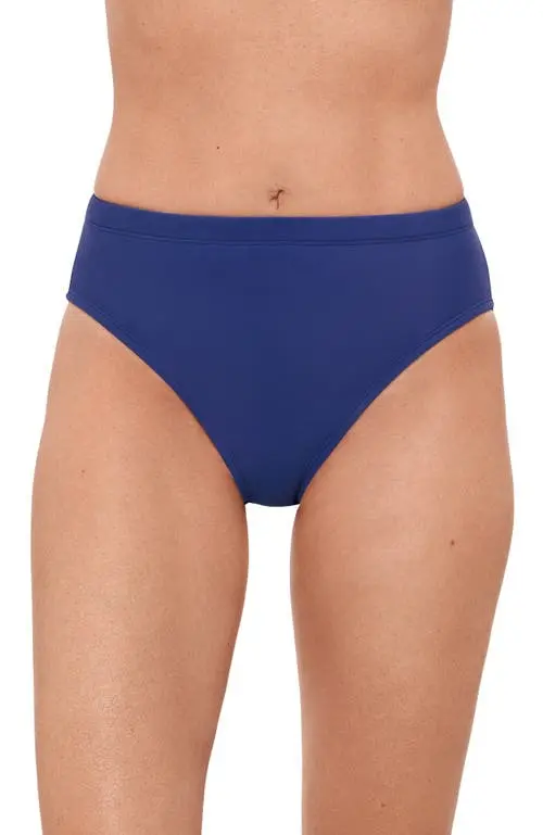 AQUA GREEN Mid-rise Brief Swimsuit Bottom - Cerulean