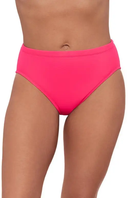 AQUA GREEN Mid-rise Brief Swimsuit Bottom - Rose Quartz