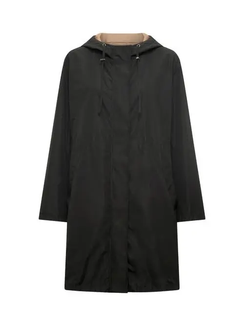 Gerard Darel Ximena Hooded Reversible Parka Coat