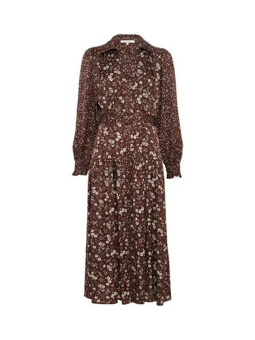 Gerard Darel Lolita Long Sleeve Shirt Dress